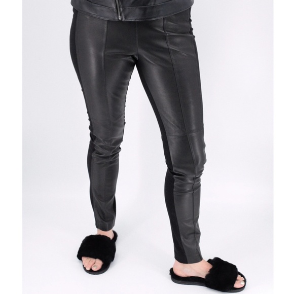 TASHA TARNO | Pants & Jumpsuits | Nwt Tasha Tarno Real Leather And ...